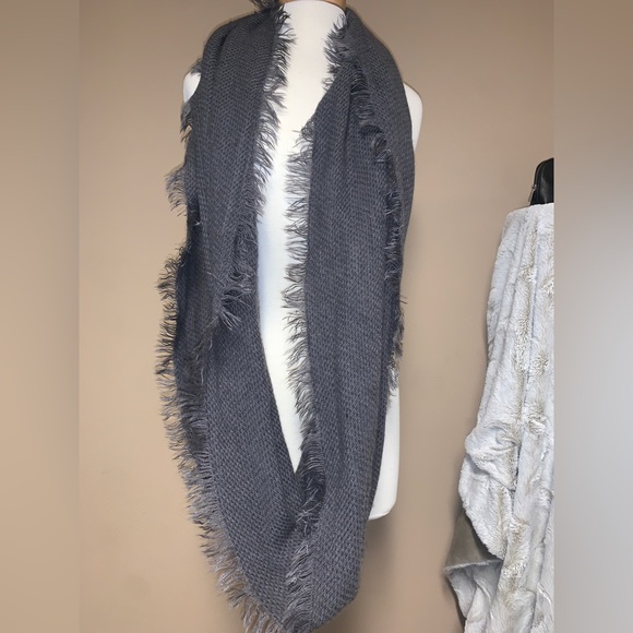 Accessories | Grey Infinity Scarf | Poshmark